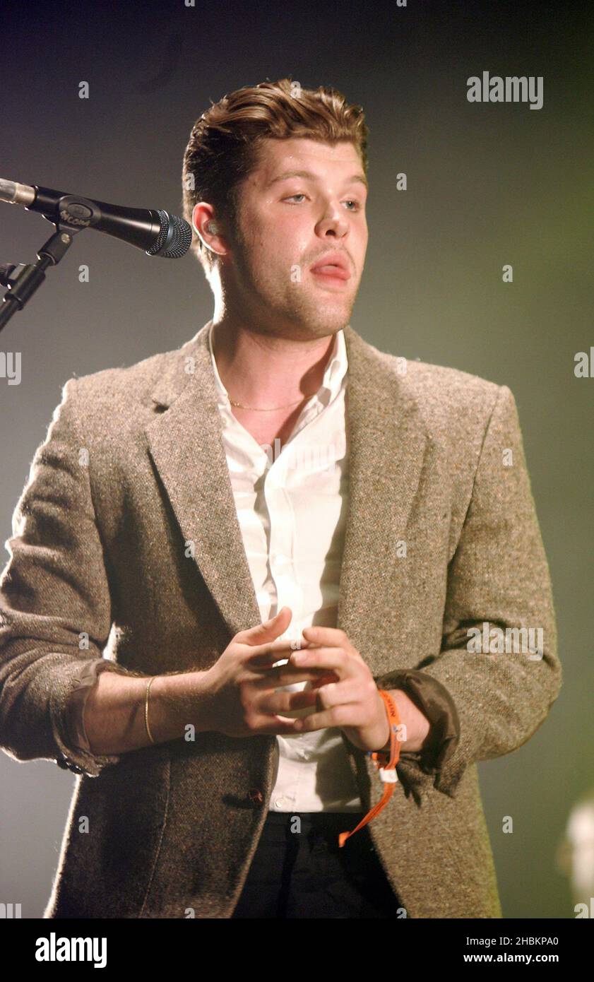 Daniel Merriweather performing on stage at the O2 Wireless Festival in ...