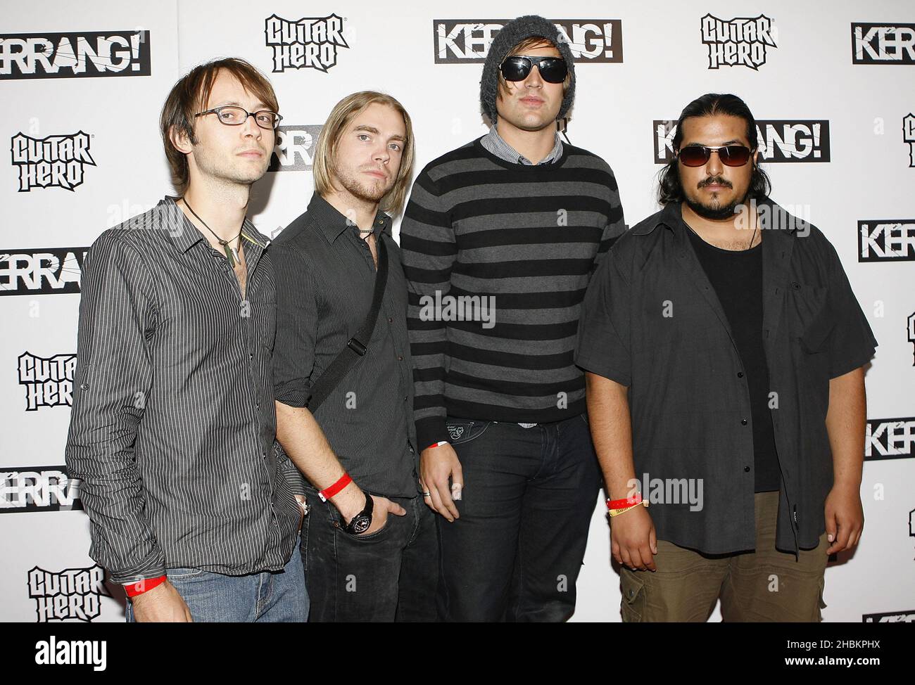 Charlie Simpson and his band Fightstar arrive at the Kerrang Awards at ...