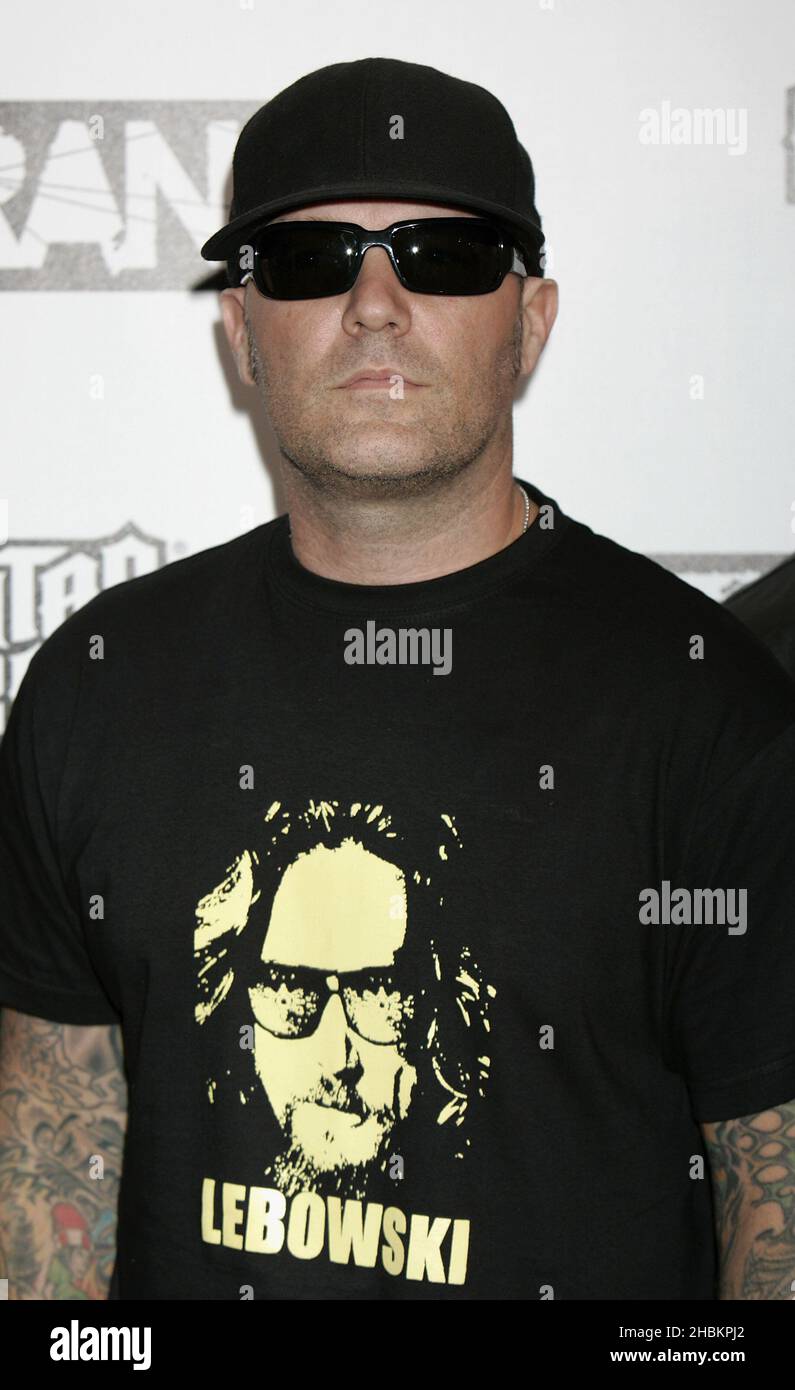 Fred Durst and his band Limp Bizkit arrive at the Kerrang Awards at the ...