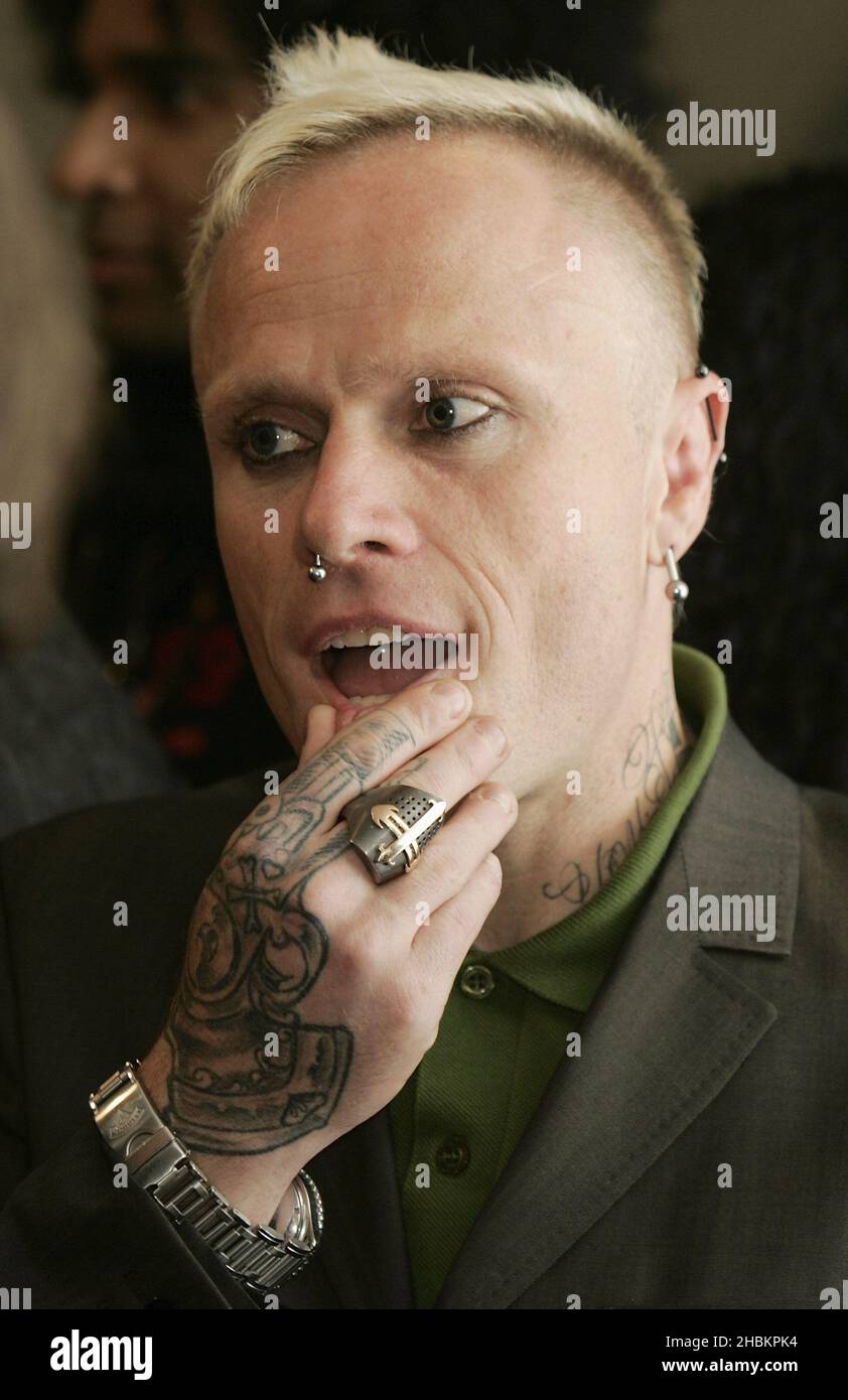 Keith Flint of Prodigy at the Kerrang Awards at The Brewery in London ...