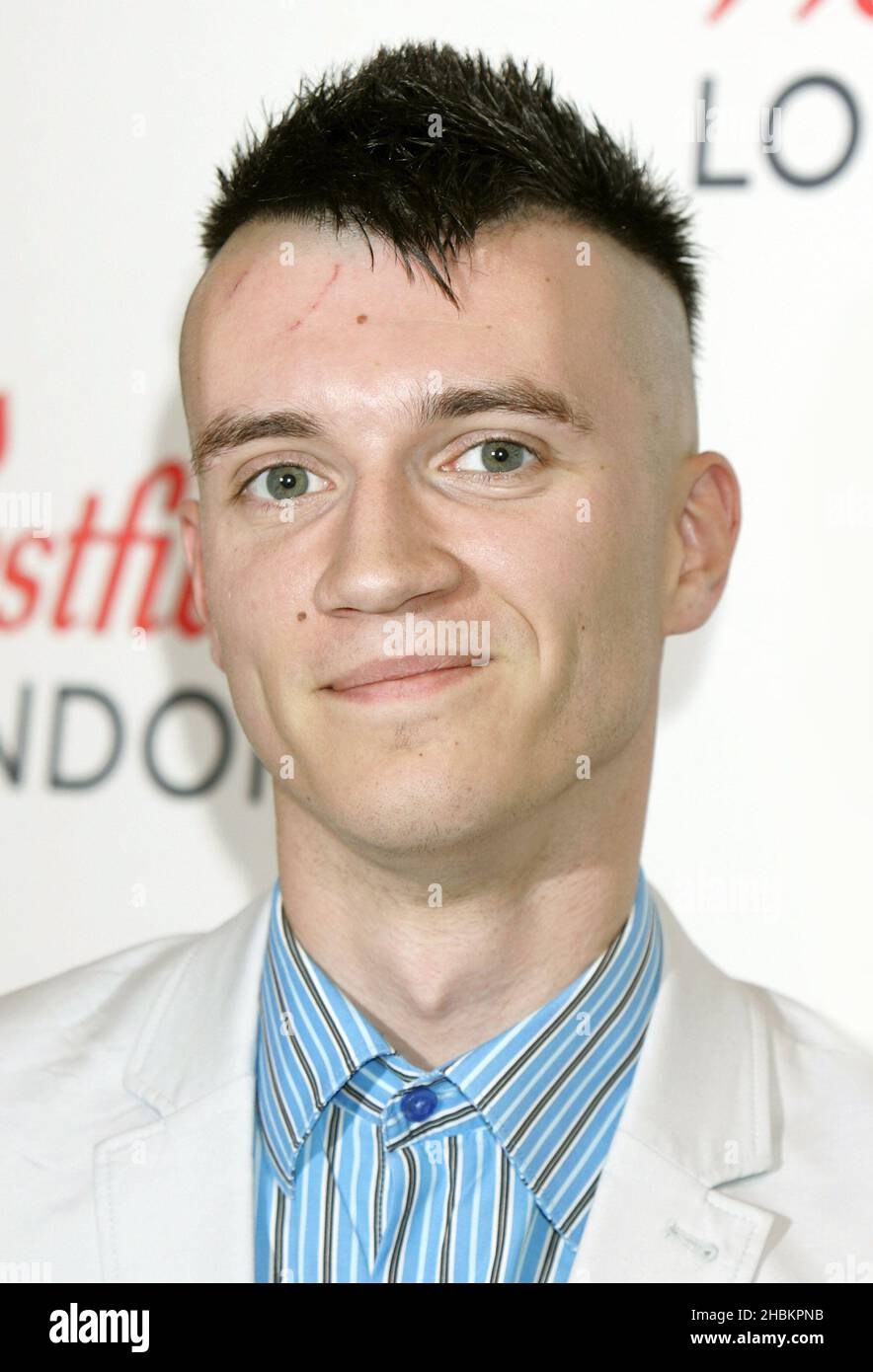 Frankmusik Poses Backstage As He Performs A Free Gig At The Westfield