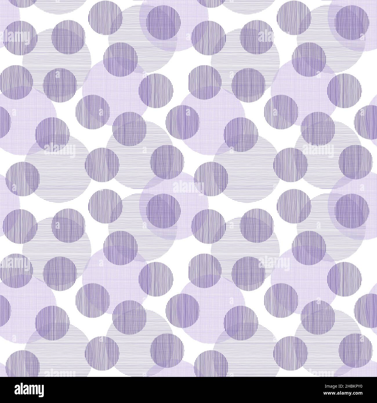 Purple Geometric Pattern Design on White Background with Circles Stock ...