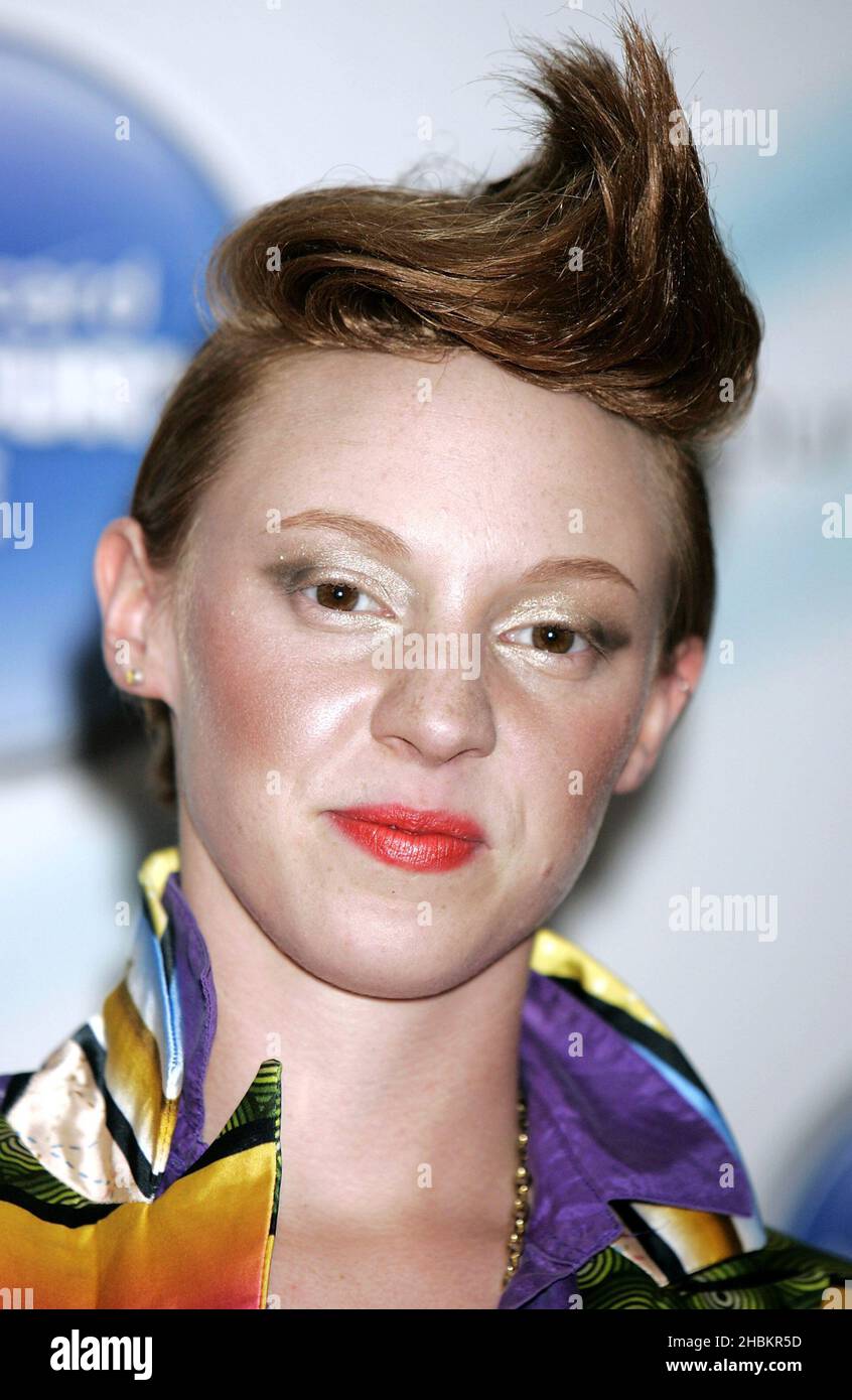 Elly Jackson of La Roux at the Barclay Mercury Music Awards at the ...