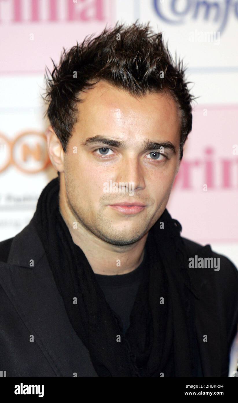 Ben Adams arrives at the Comfort Prima High Street Fashion Awards at ...