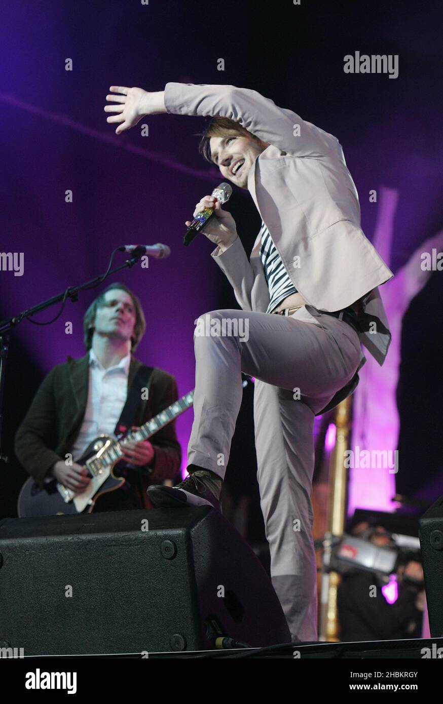 Dan Gillespie Sells of The Feeling performs on stage at the 'We Love ...