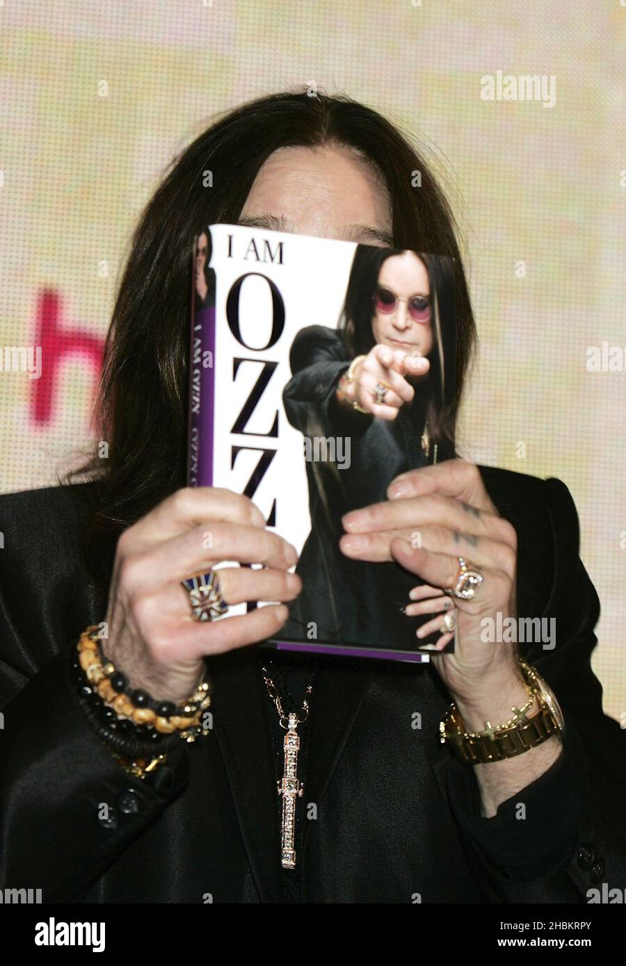 Ozzy Osbourne signs copies of his new book, 'I am Ozzy" at HMV, Oxford ...