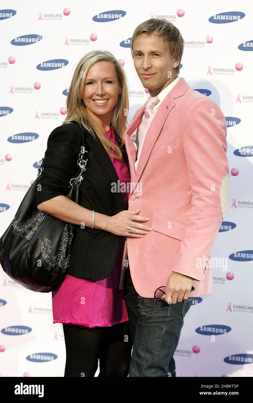 Rick Parfitt Jr arrives at the Samsung Pink Ribbon Charity at Westfield ...