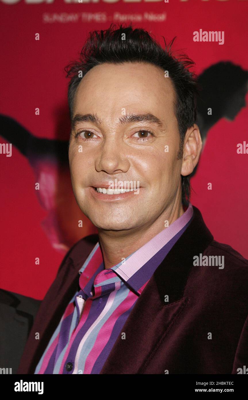 Craig Revel Horwood arriving at the Aldwych Theatre to watch the stage ...