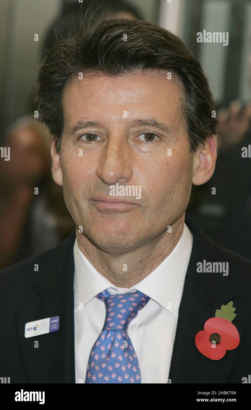 Lord seb coe launches a major new photographic commision hi-res stock ...
