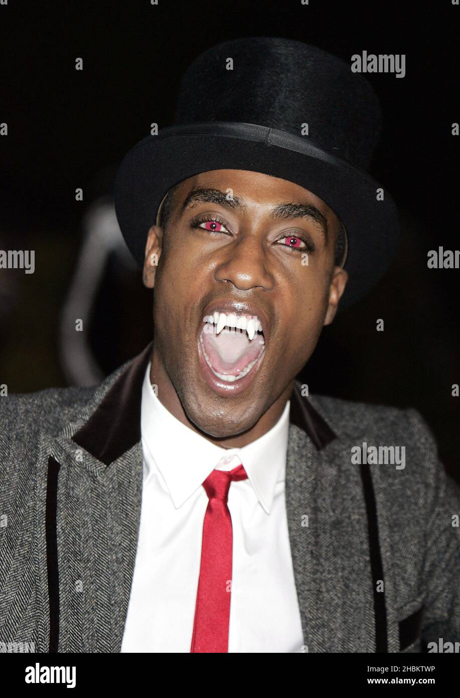 Simon Webbe arrives at the Bloodlust Ball at Hampton Court Palace ...