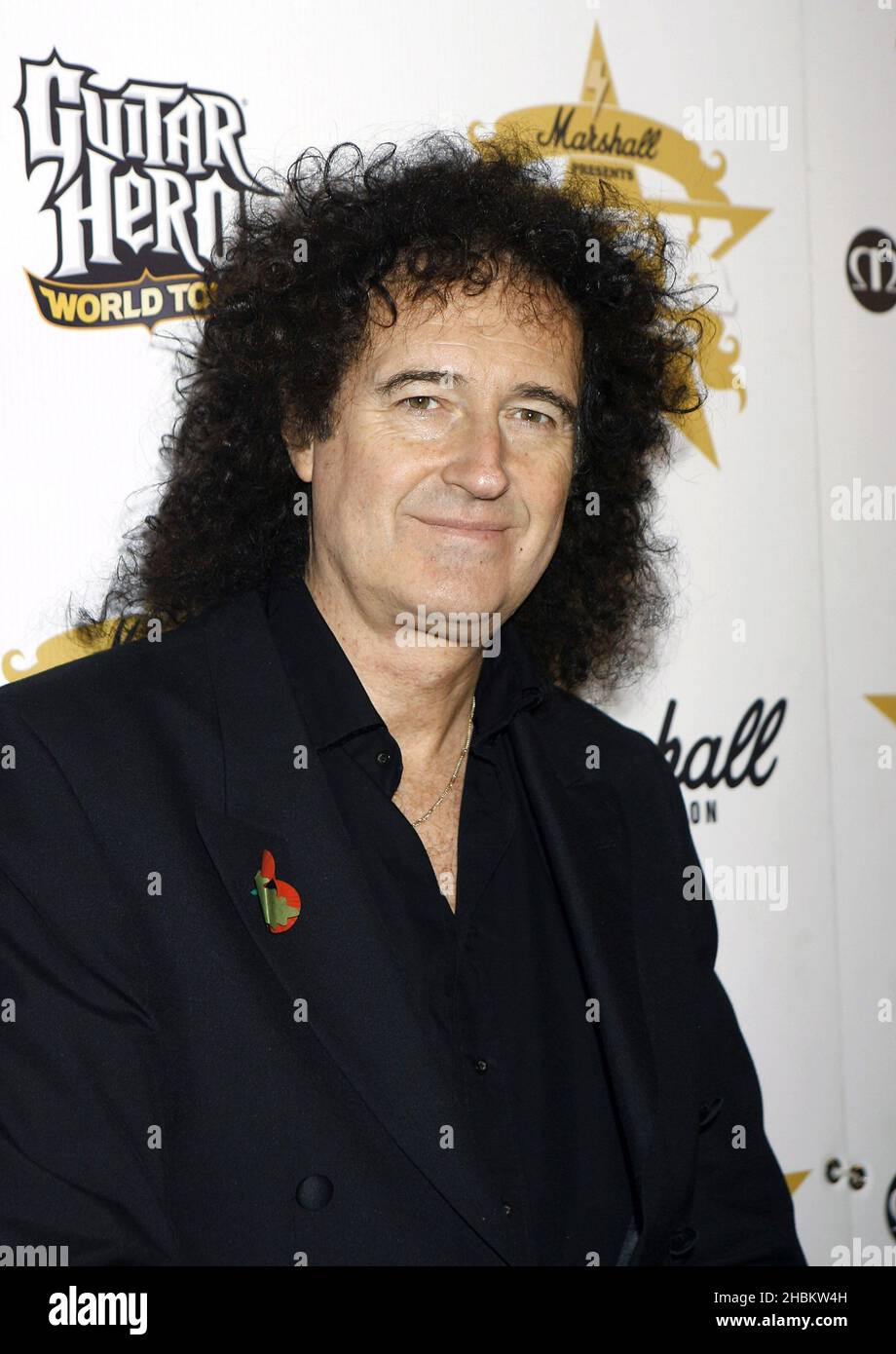 Brian May poses in Awards Room at the Classic Rock Roll of Honour ...