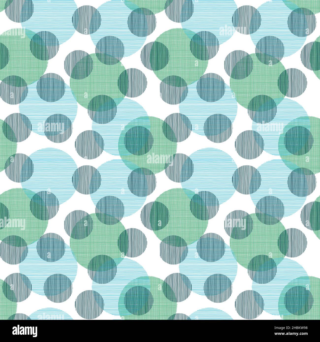 Green and Blue Geometric Pattern Design on White Background with ...