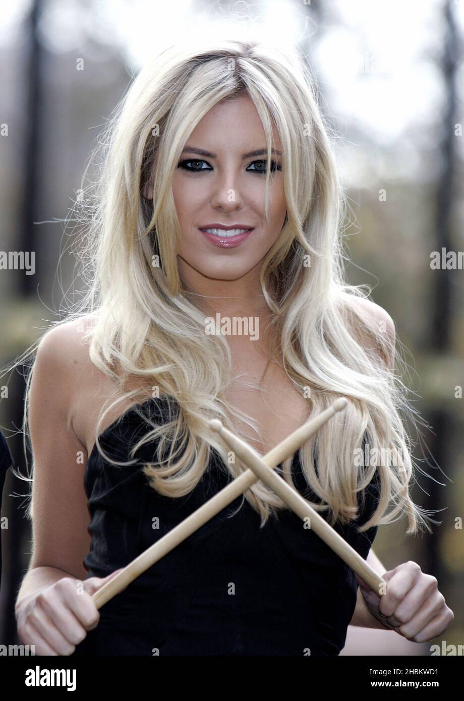Mollie King of The Saturdays launches Band Hero at The Band Stand in ...