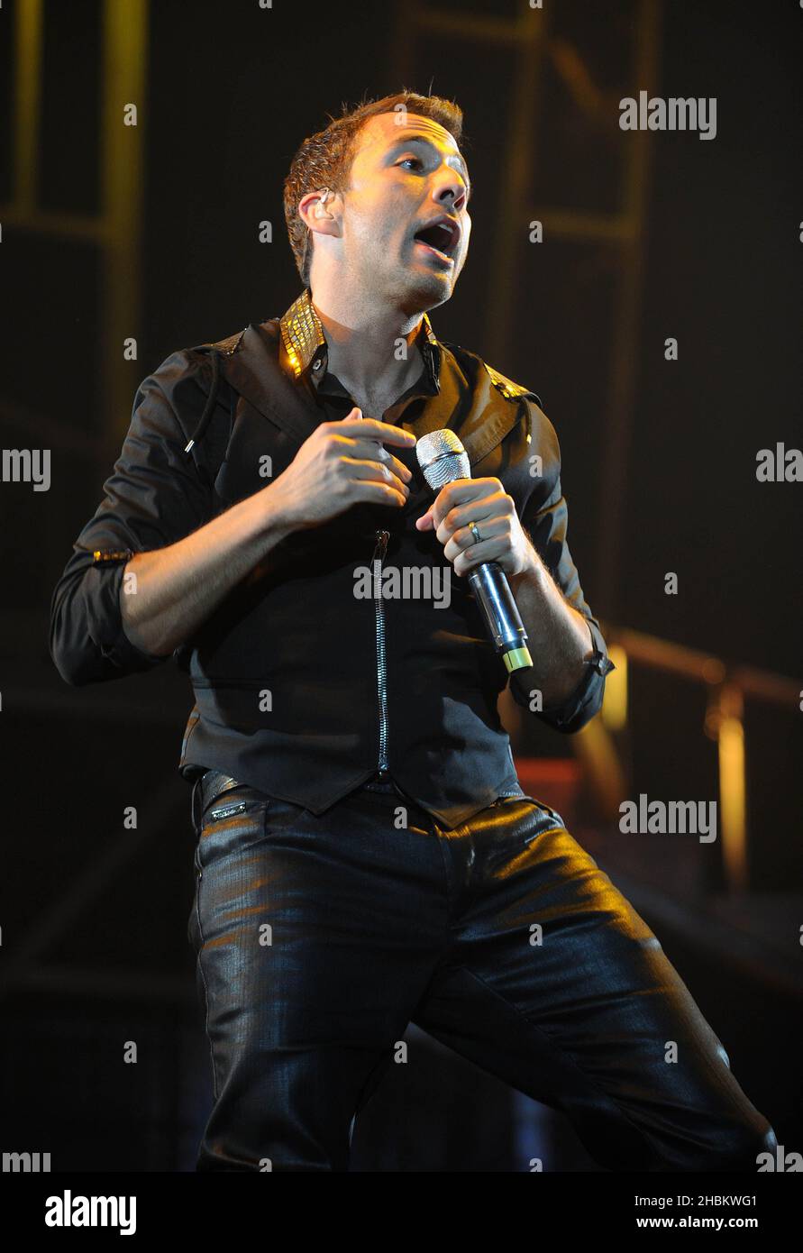Howie Dorough of the Backstreet Boys performs at the 02 Arena in London ...