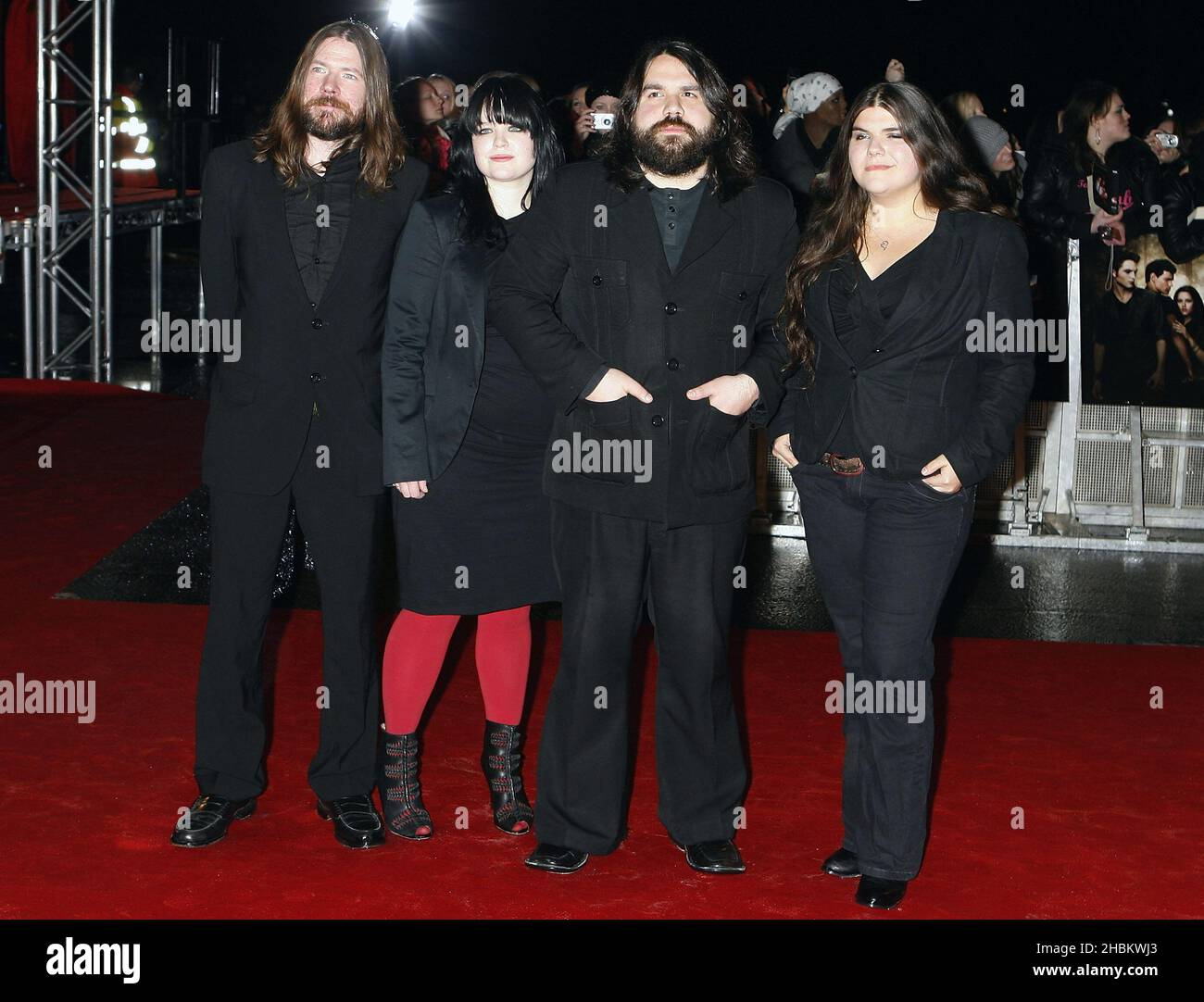 The Magic Numbers arrive for the UK Fan Party for The Twilight Saga ...