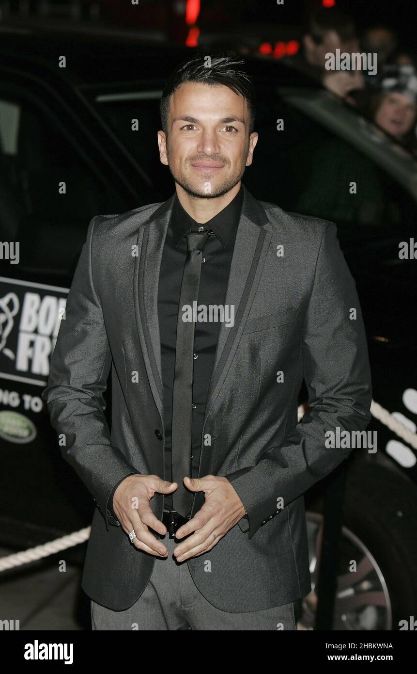 Peter Andre arrives at the Born Free Concert at the Royal Albert Hall ...