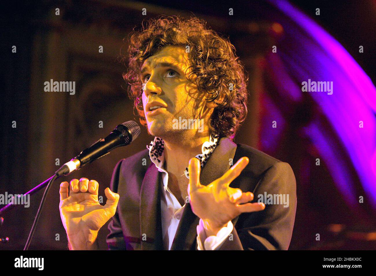 Mika performs live at the Little Noise Sessions at the Union Chapel in ...