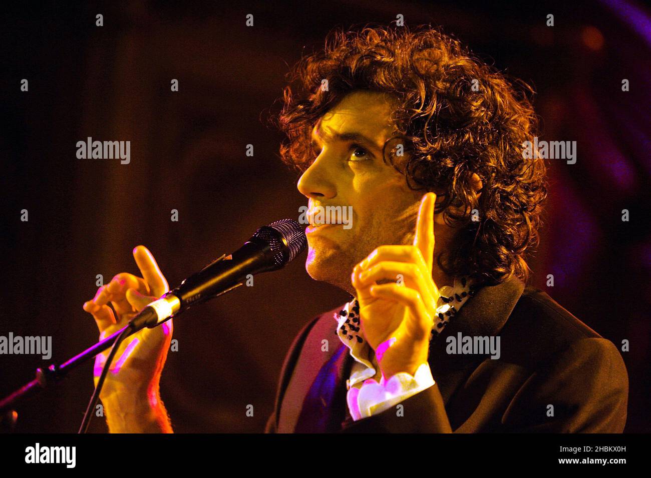 Mika performs live at the Little Noise Sessions at the Union Chapel in ...