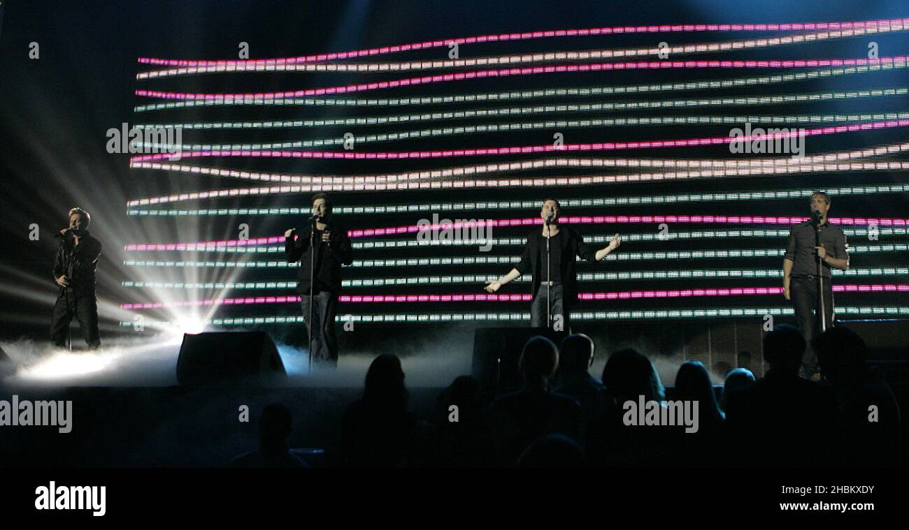 Nicky Byrne Mark Feehily Shane Filan And Kian Egan Of Westlife