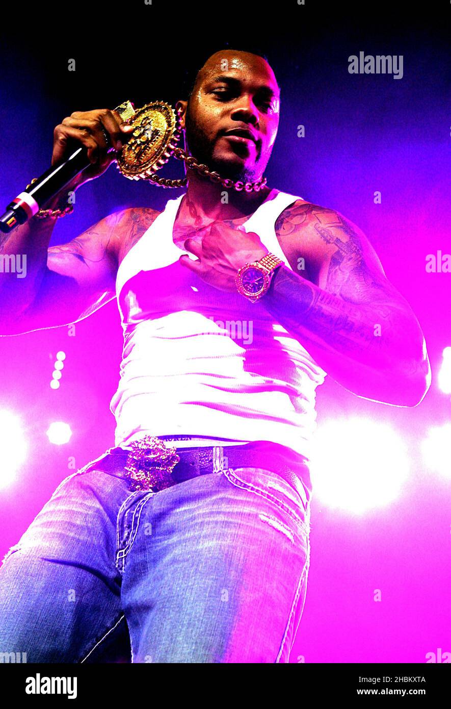 Flo Rida performing during Capital FM's Jingle Bell Ball at the O2 ...