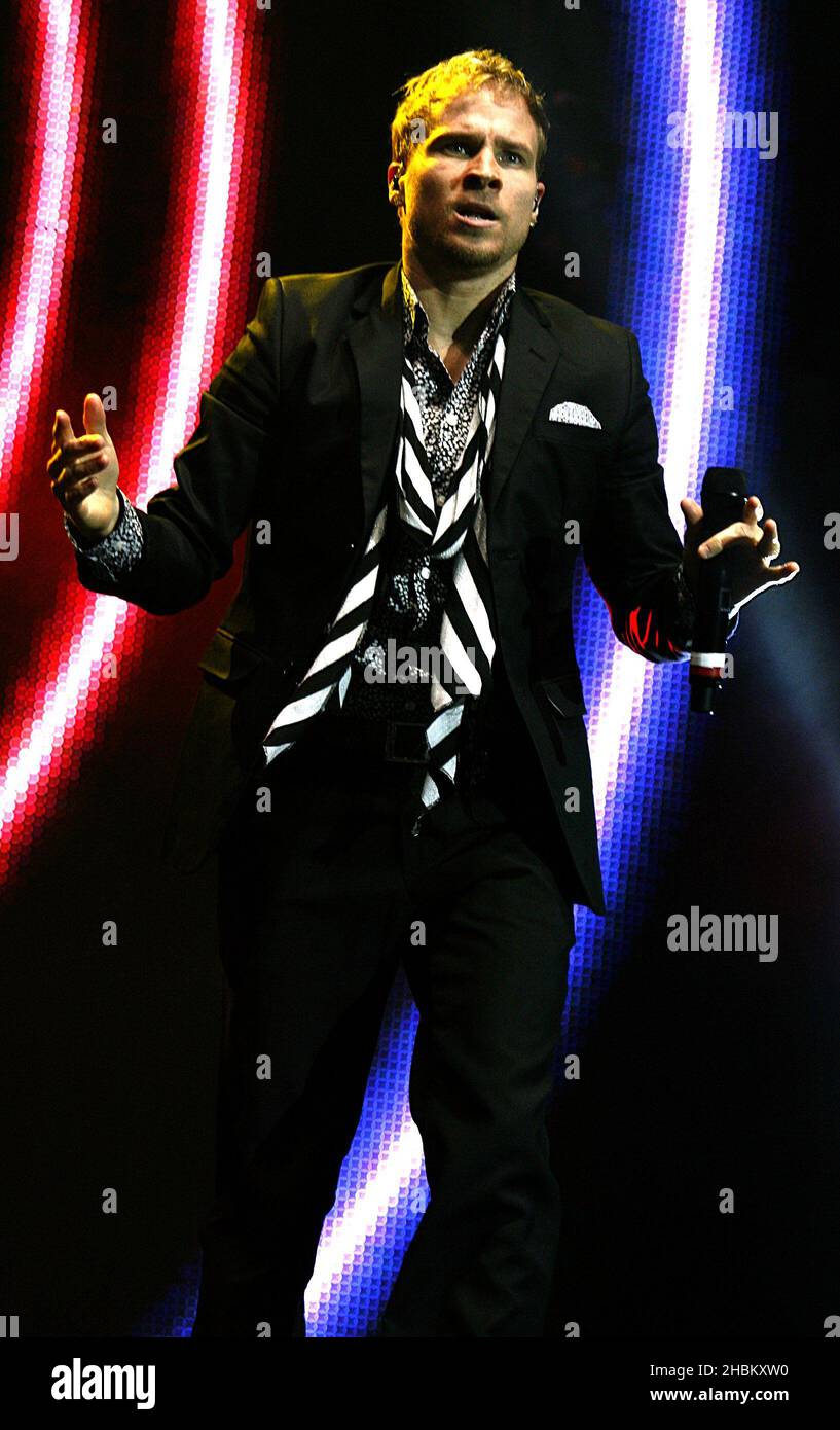 Brian Littrell of Backstreet Boys performing during Capital FM's Jingle ...