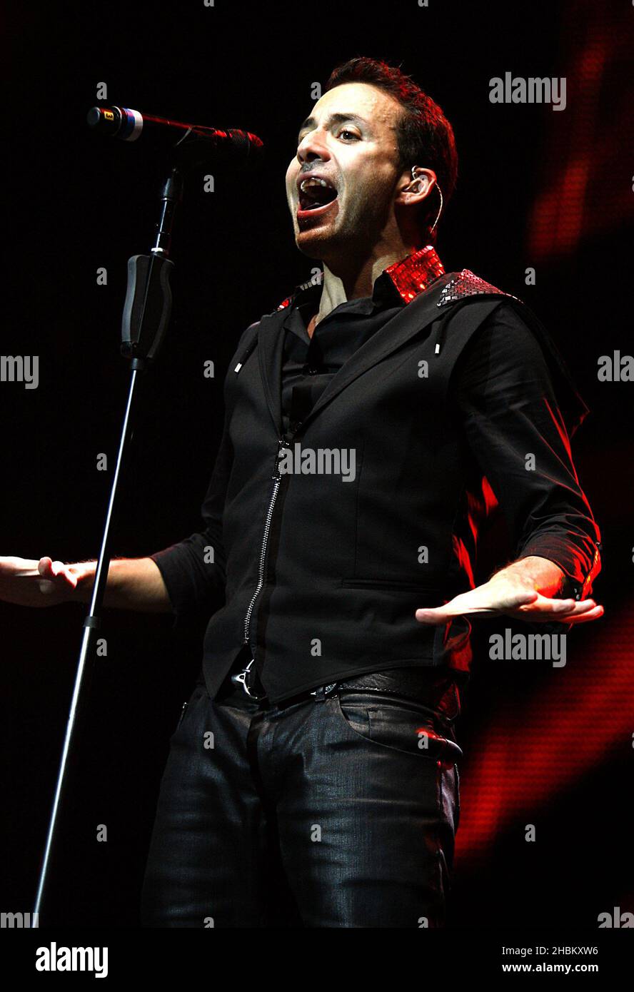 Howie Dorough of Backstreet Boys performing during Capital FM's Jingle ...