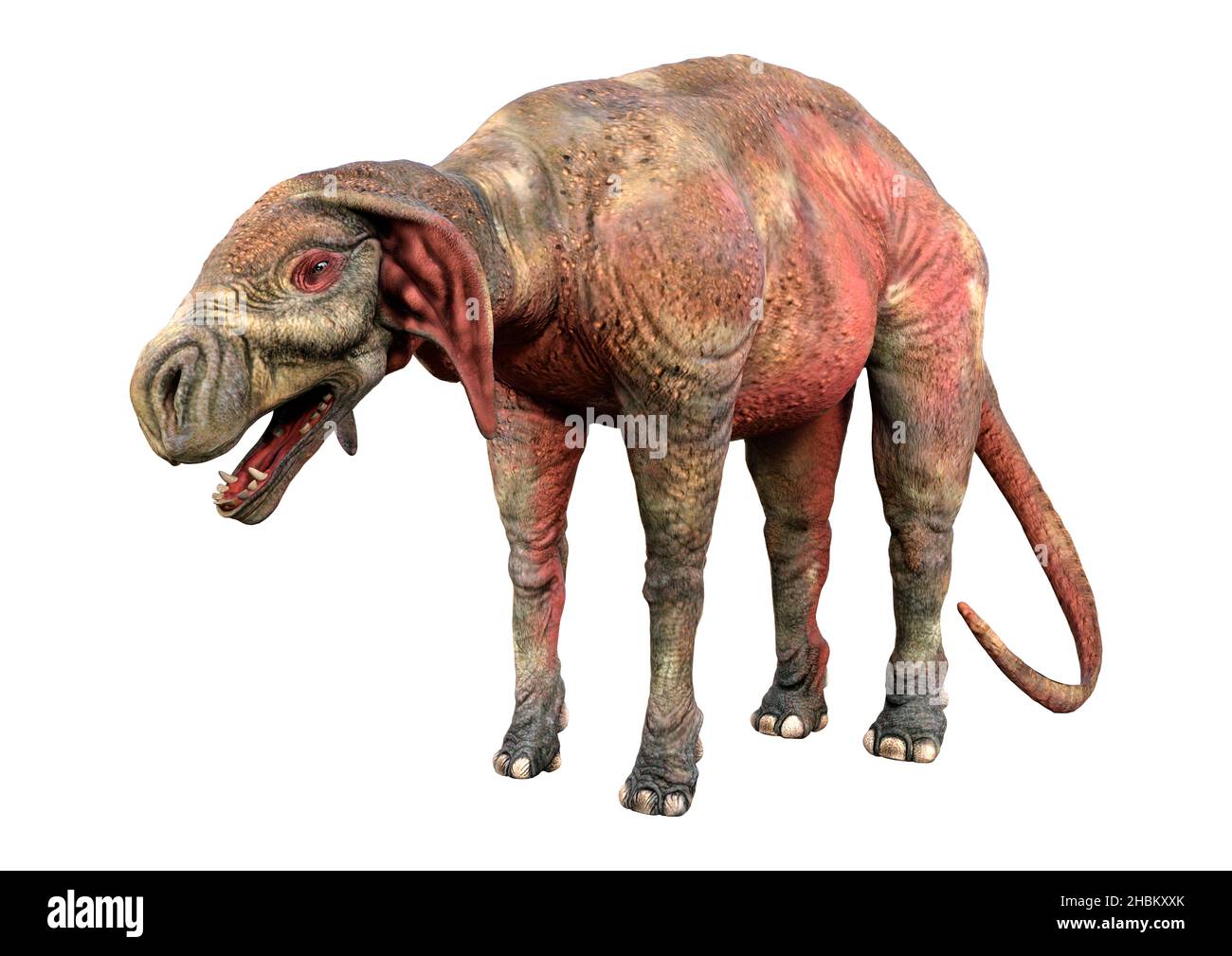 3D rendering of a fantasy creature isolated on white background Stock ...