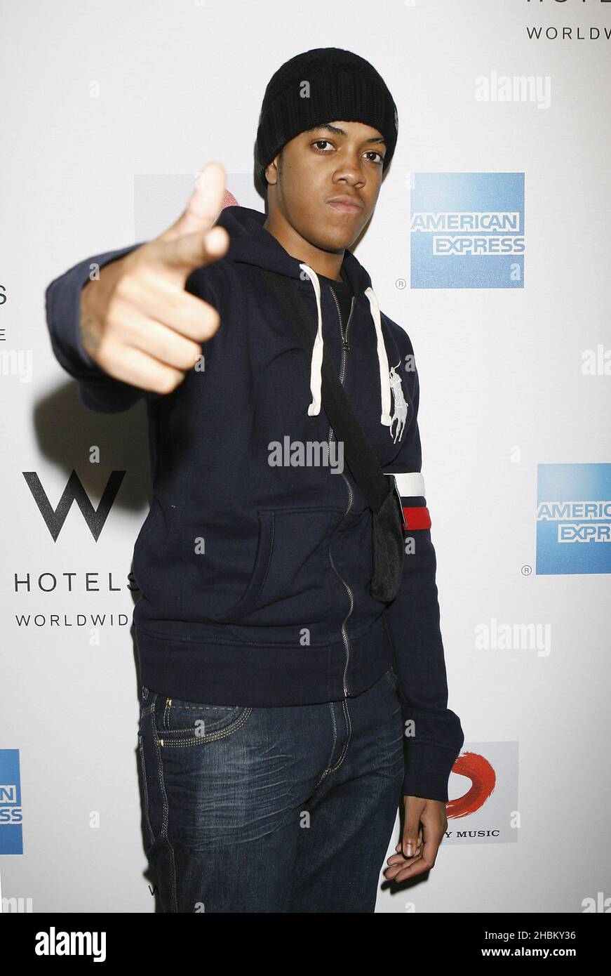 Chipmunk arrives at her Album Launch at the Orchid, London Stock Photo ...