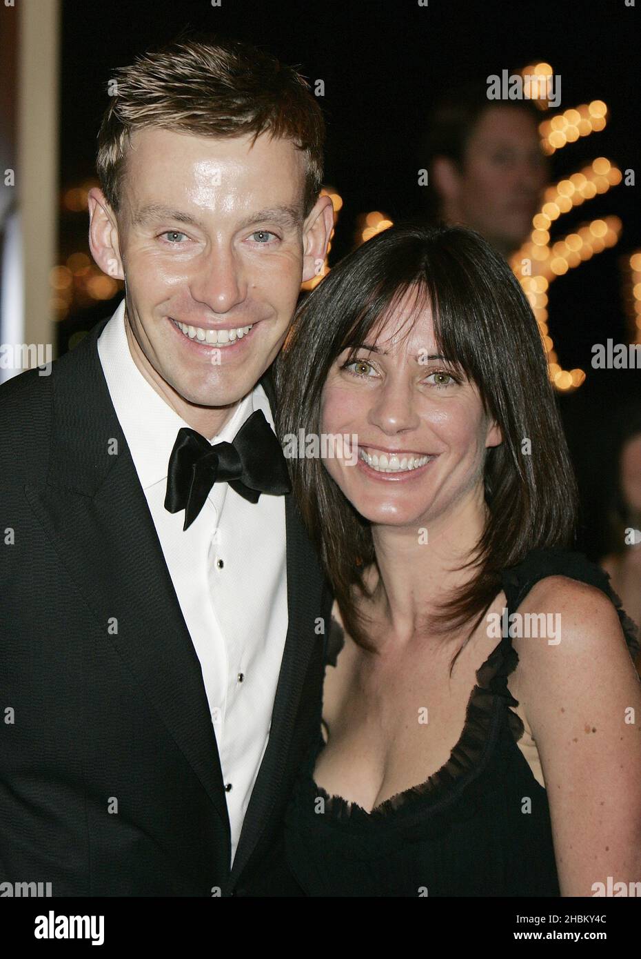 Dr David Bull and guest arrive at the Sparks Ball, The Hilton, London ...