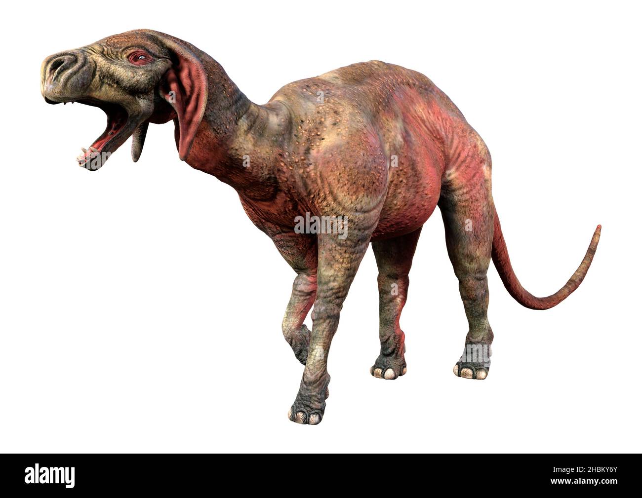 3D rendering of a fantasy creature isolated on white background Stock ...