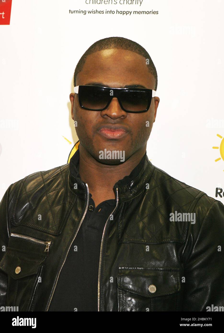 Taio Cruz poses backstage at the Sunshine at Christmas Party at the ...
