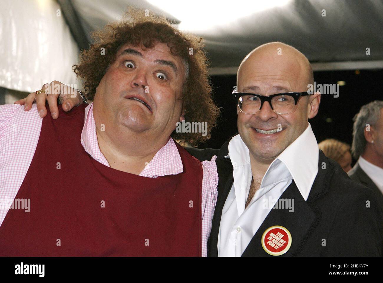 Harry Hill and actor Steve Benham (in character as Heather from ...