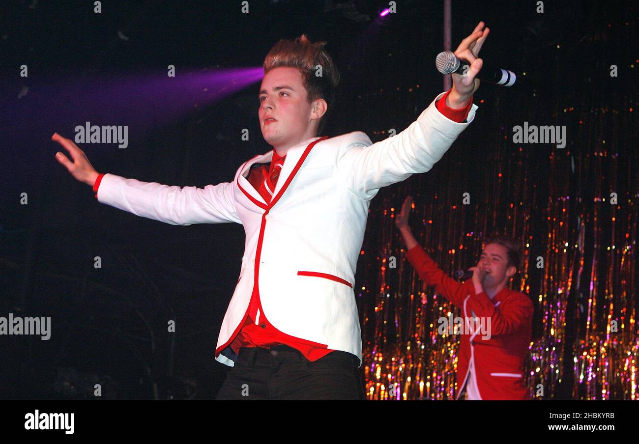 John Grimes and Edward Grimes aka Jedward perform at G-A-Y Heaven in ...