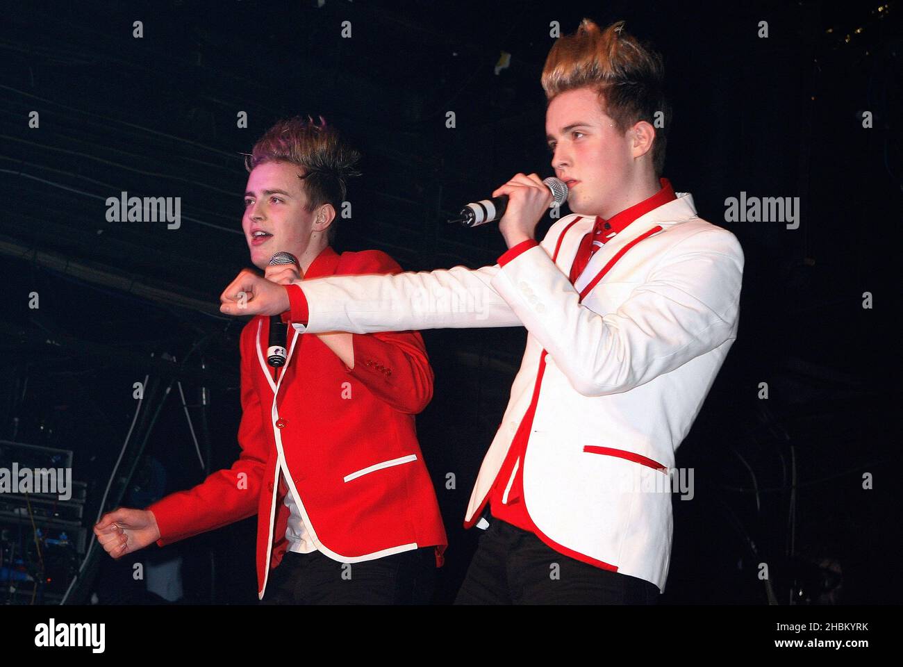 John Grimes and Edward Grimes aka Jedward perform at G-A-Y Heaven in ...