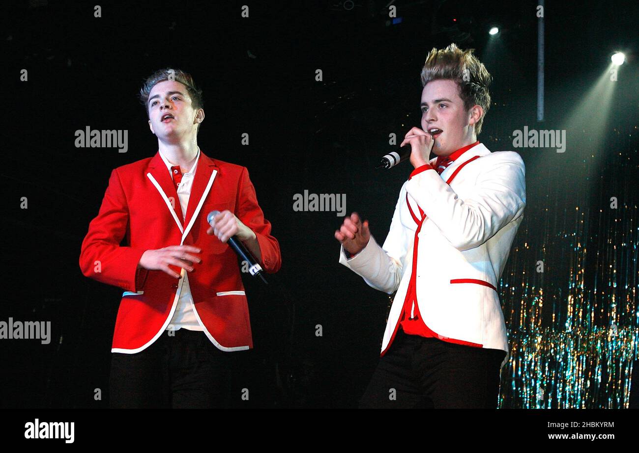 John Grimes and Edward Grimes aka Jedward perform at G-A-Y Heaven in ...