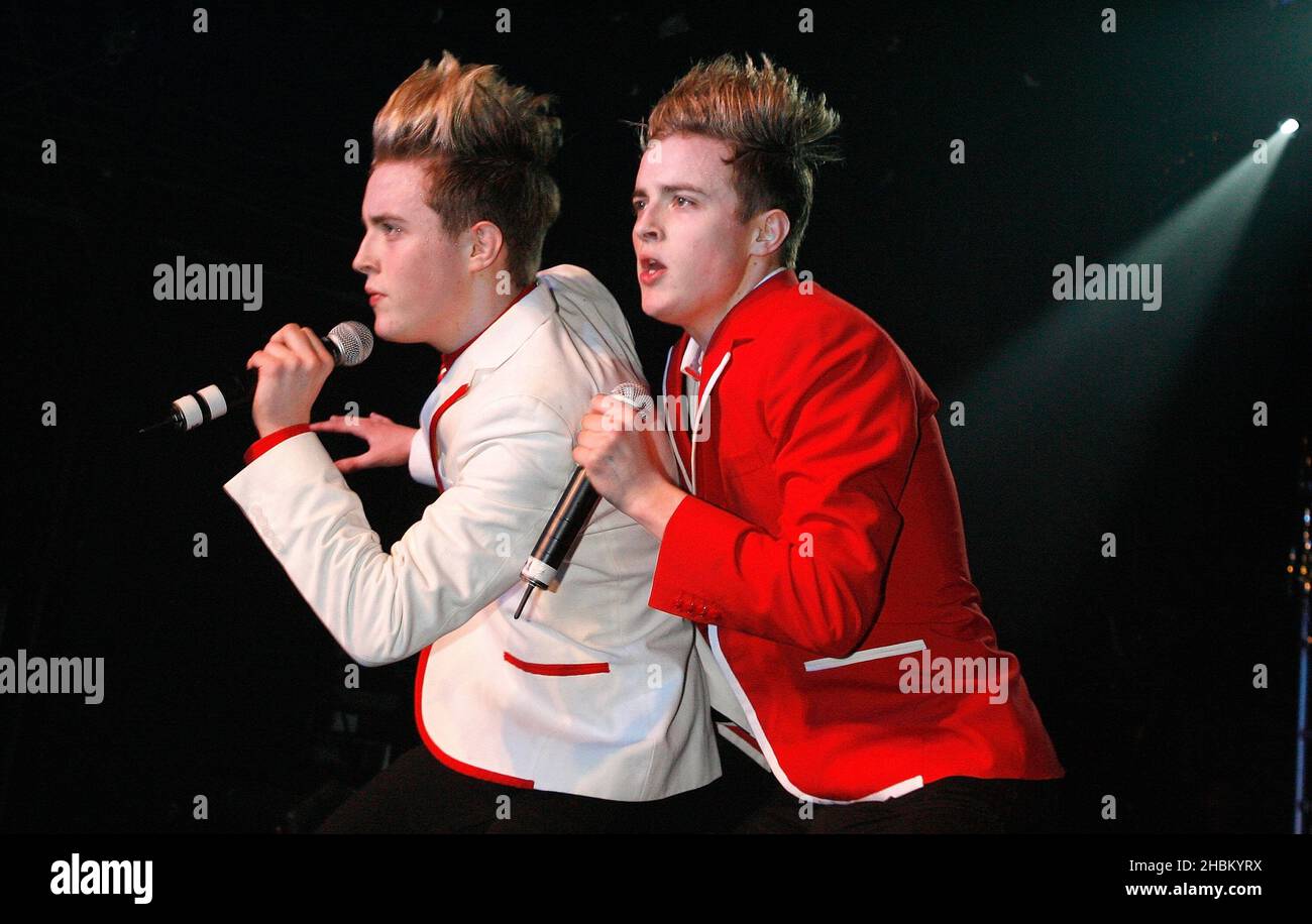 John Grimes and Edward Grimes aka Jedward perform at G-A-Y Heaven in ...