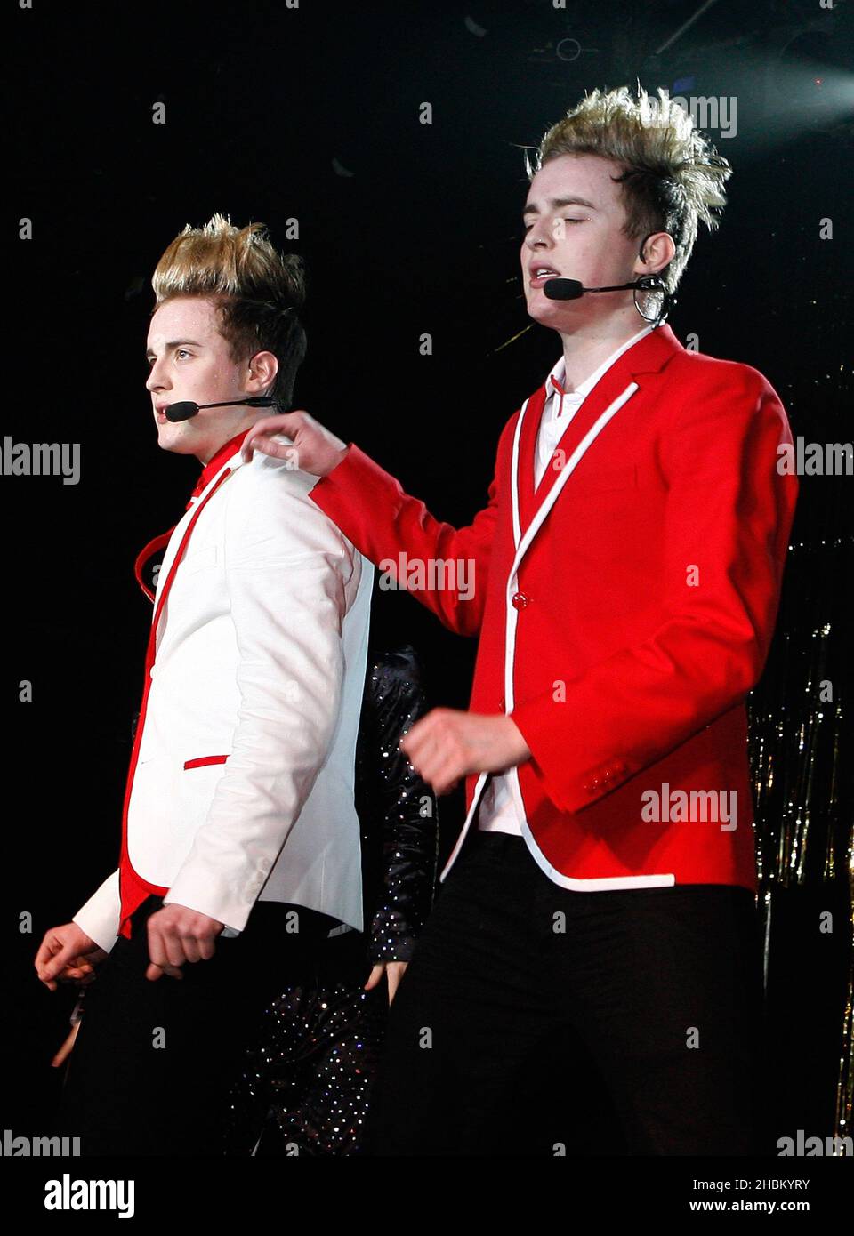 John Grimes and Edward Grimes aka Jedward perform at G-A-Y Heaven in ...