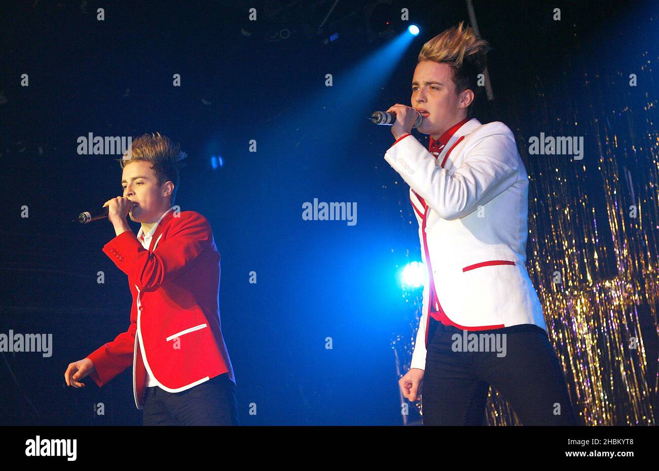 John Grimes and Edward Grimes aka Jedward perform at G-A-Y Heaven in ...