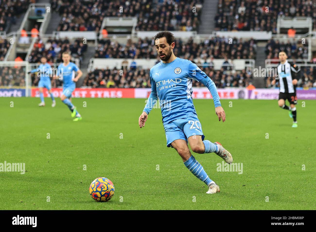 Bernardo Silva #20 of Manchester City in action during the game Stock ...