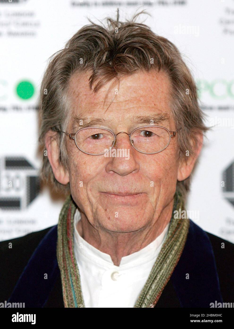 John Hurt arrives at The London Critics' Circle Film Awards at the ...