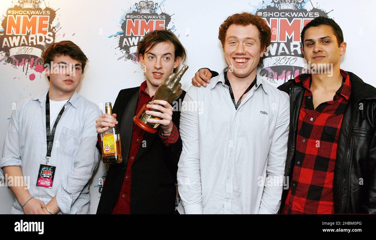 Ed Nash, Jamie MacColl, Jack Steadman and Suren de Saram of Bombay ...