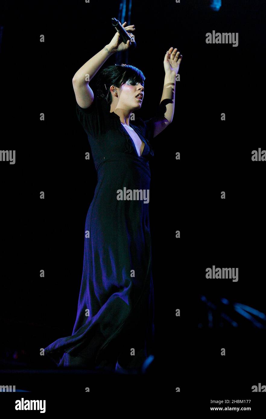 Lily allen performs on stage hi-res stock photography and images - Alamy