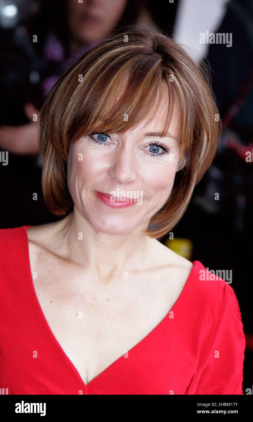 Sian Williams arrives at the Tric Awards at the Grosvenor House Hotel ...