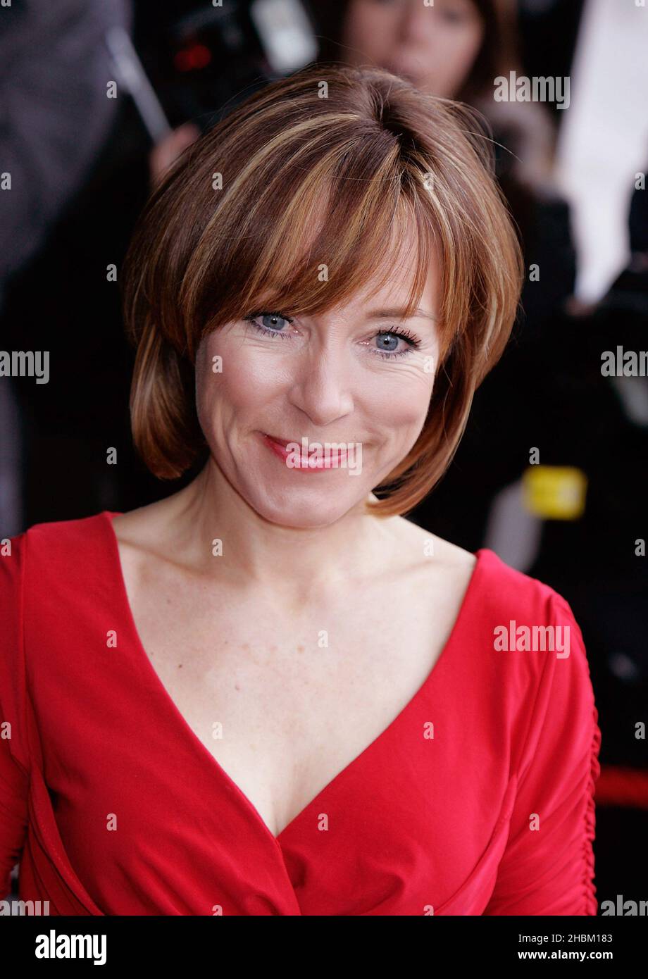 Sian Williams arrives at the Tric Awards at the Grosvenor House Hotel ...