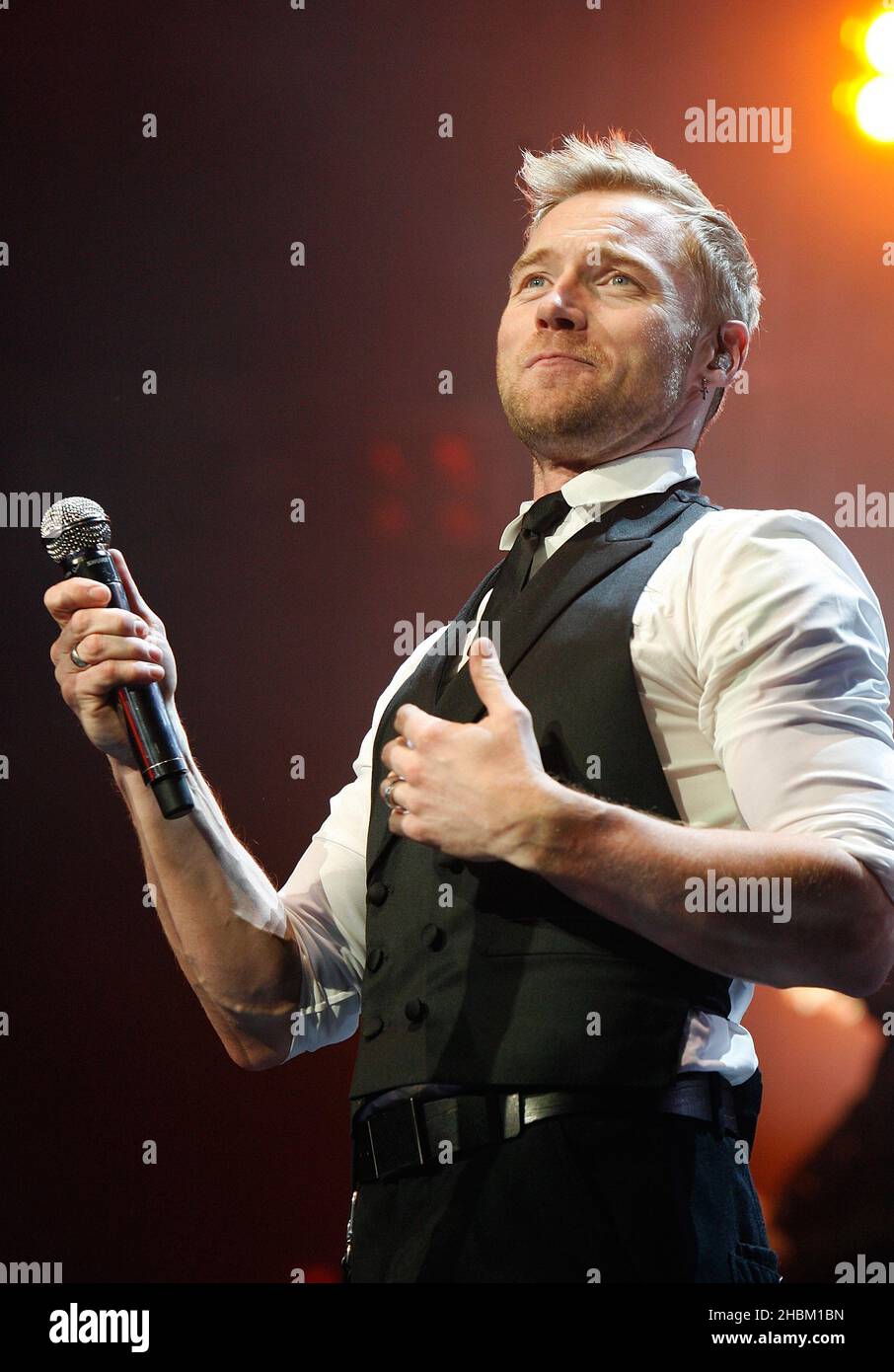 Ronan Keating performs live in concert at the Royal Albert Hall in ...
