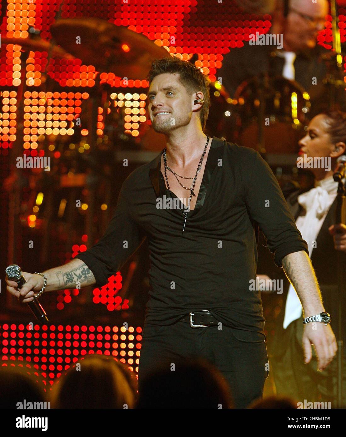 Keith Duffy of Boyzone performs at the Royal Albert Hall, London Stock ...