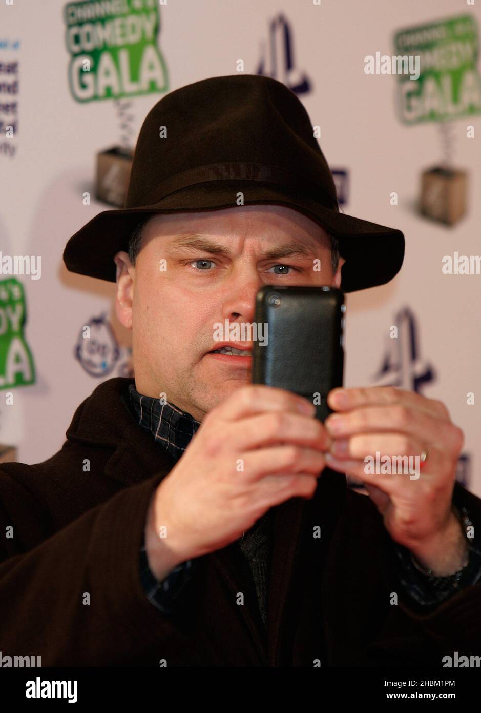 Jack Dee arrives at the Comedy Gala at the 02 Arena, London Stock Photo ...
