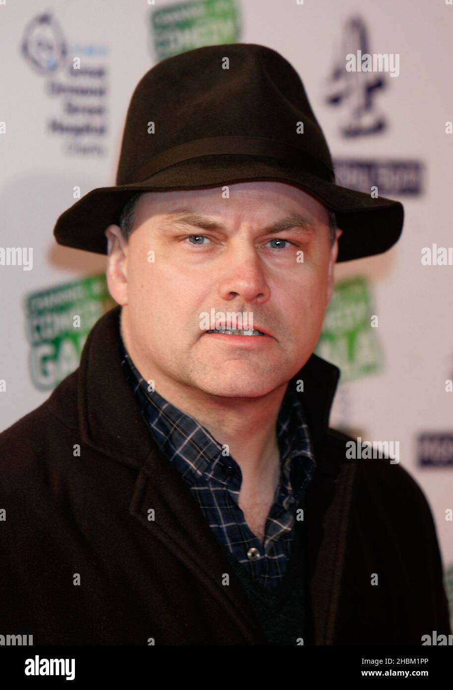Jack Dee arrives at the Comedy Gala at the 02 Arena, London Stock Photo ...