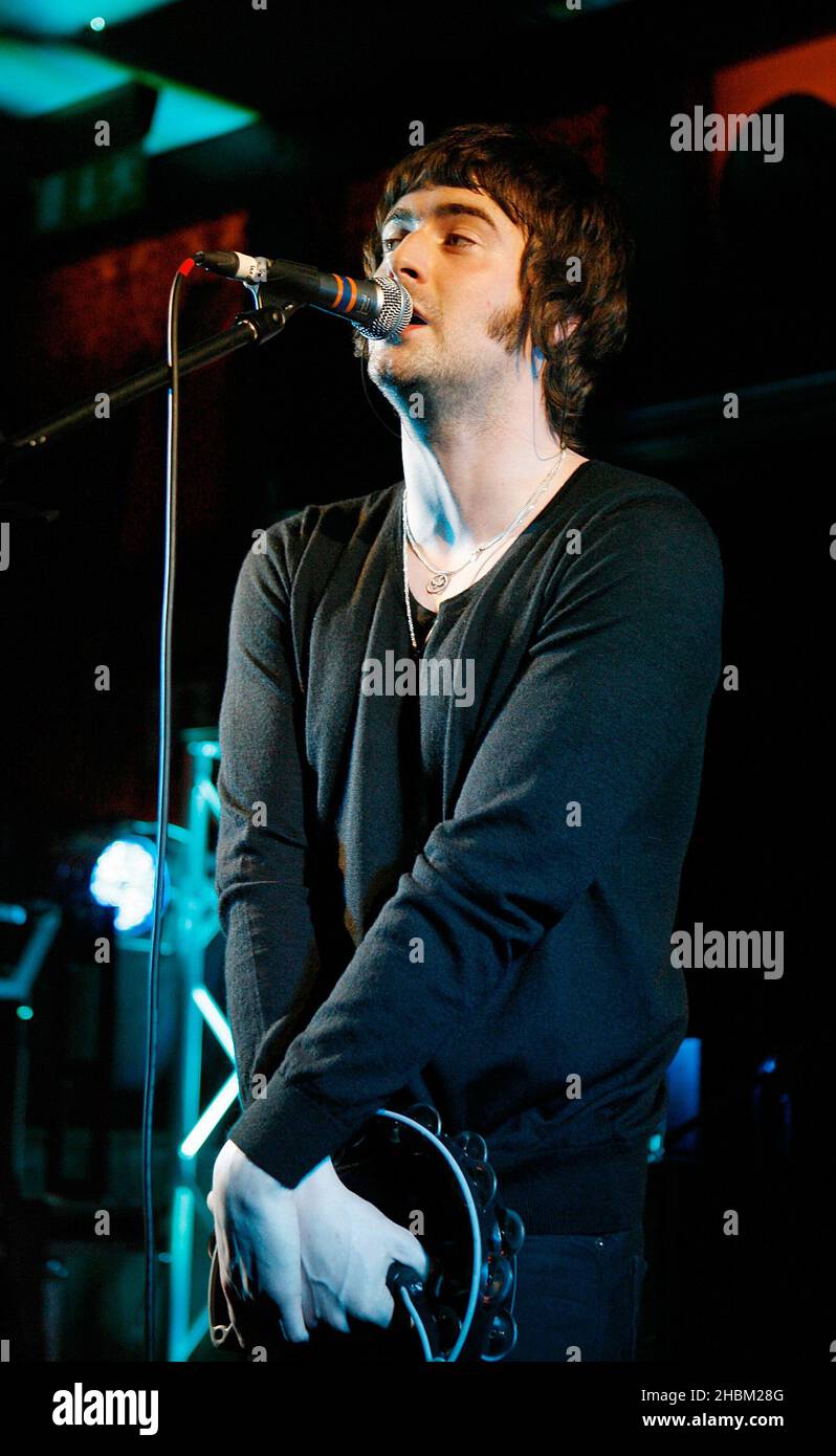 Liam Fray of The Courteeners performs at the Hard Rock Cafe, London ...