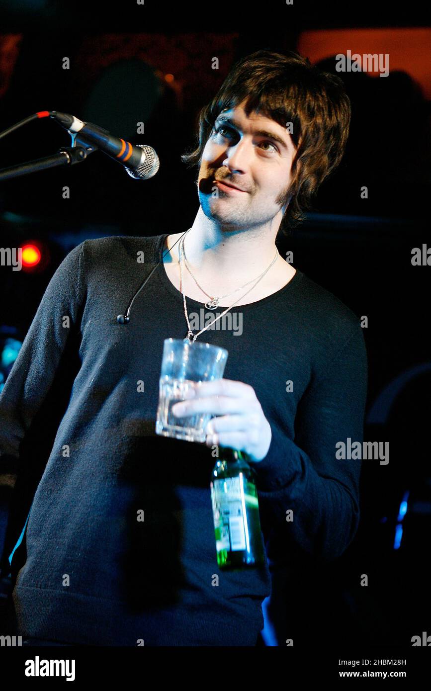 Liam Fray of The Courteeners performs at the Hard Rock Cafe, London ...